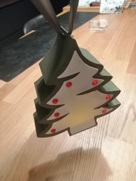 Free STL file #4 Christmas tree box or lamp 🎄・3D printing model to ...